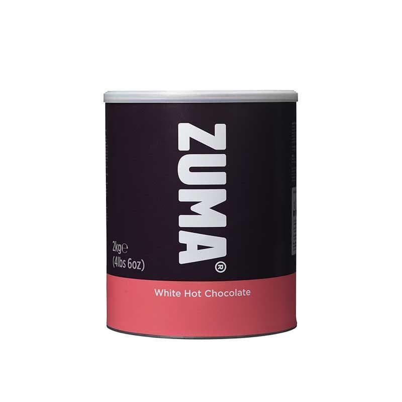 Zuma WHITE Hot Chocolate Powder Mix (2kg tub) – Pennine Tea and Coffee